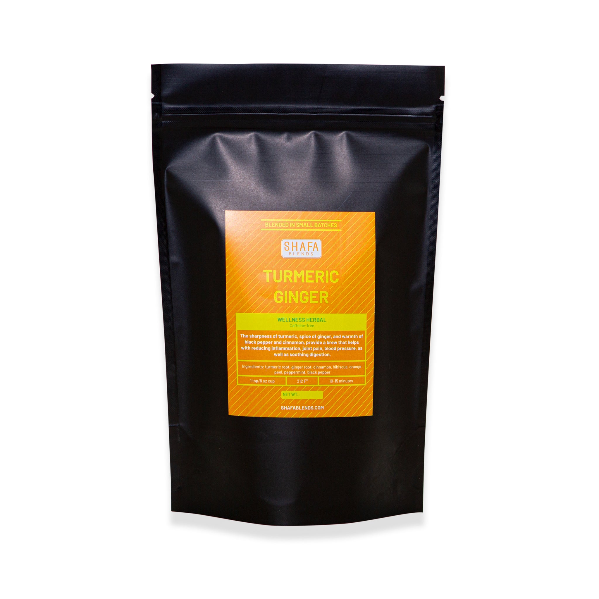 Turmeric Ginger Tea | Turmeric and Ginger Wellness Herbal Tea – Shafa ...